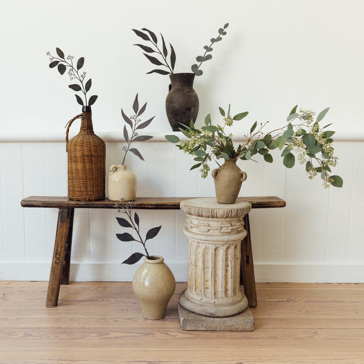 Raw Steel Eucalyptus Stems | Mod Mettle